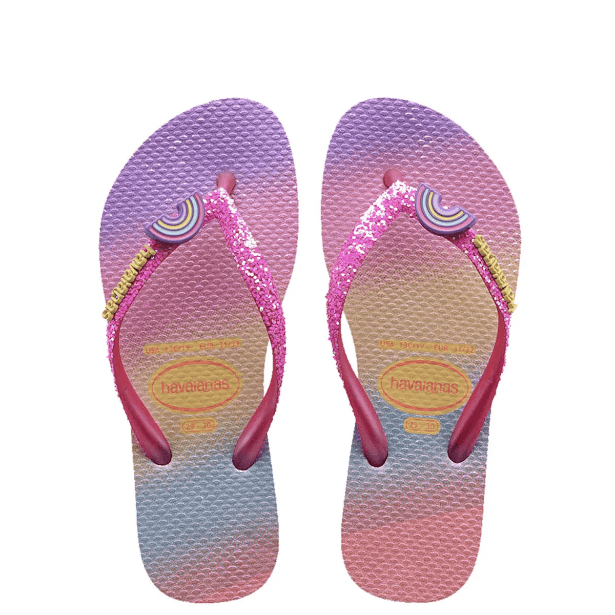 HAVAIANAS Kids Slim Glitter Jandals - Pink Lemonade – RUMOR