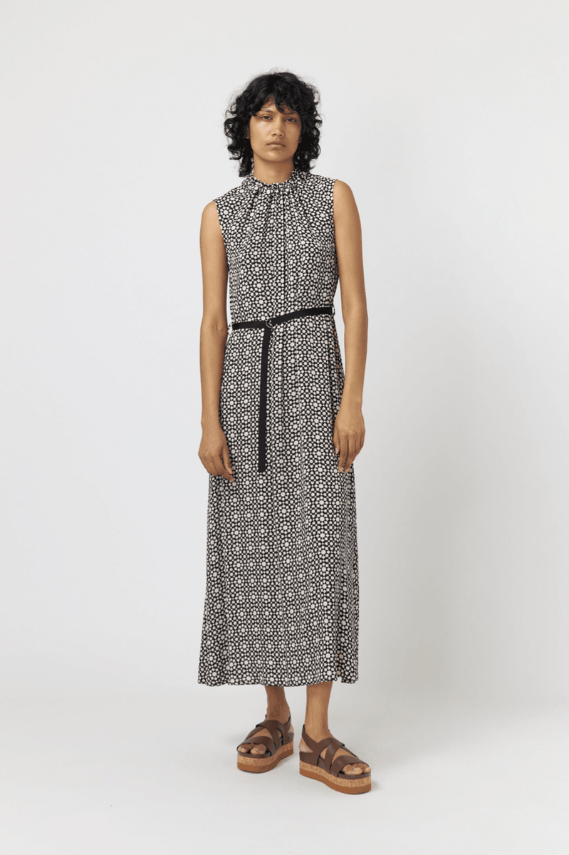 KATE SYLVESTER Tiles Sundress - Black Sand – RUMOR